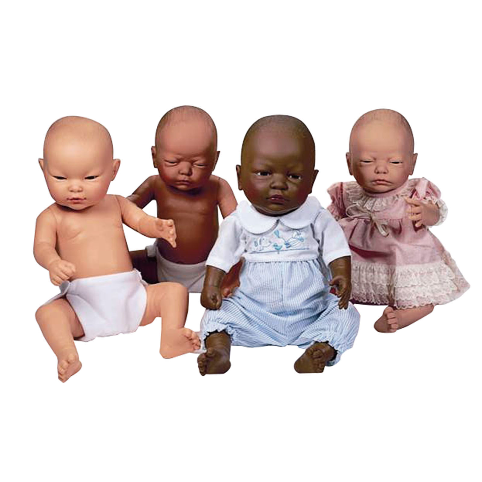 Baby Simulator Realistic Childcare Doll Brown Female